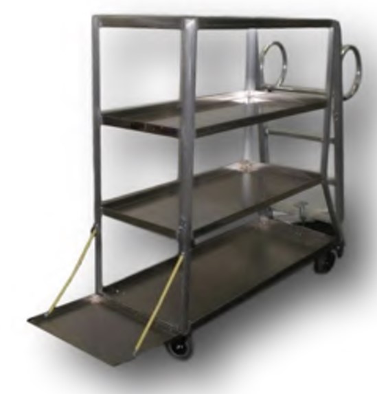 Ladder Cart with Work Tray