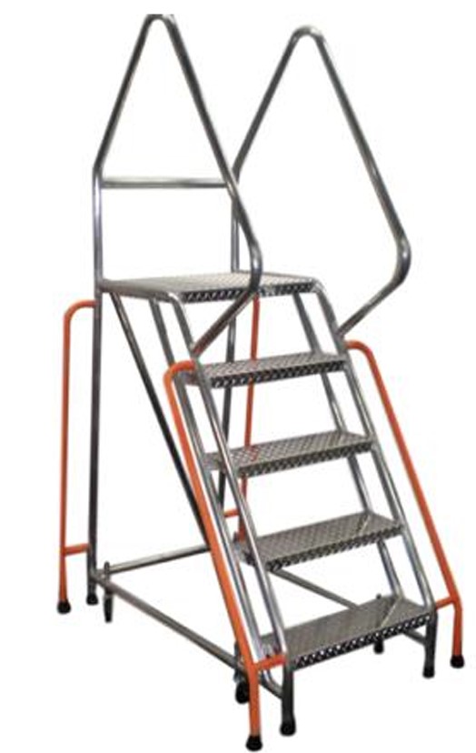 Aluminum Airplane Wing High Deck Ladder