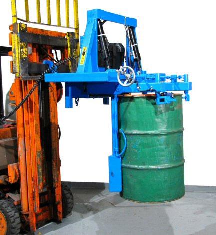 MORStak Forklift Mounted Drum Rackers
