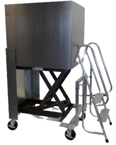 Hydraulic Lift Ladder Cart