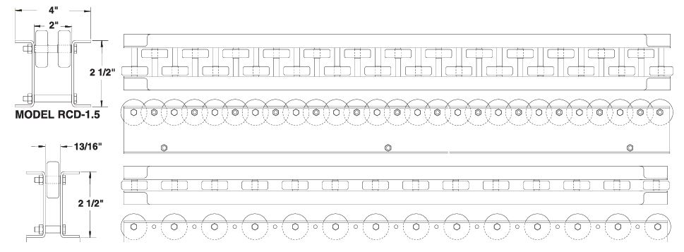 RCD Rail Wheel Conveyors