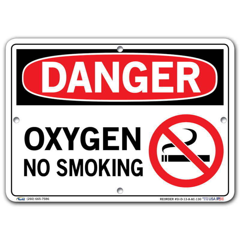 Danger Oxygen No Smoking
