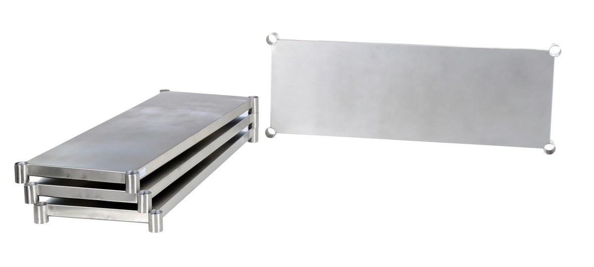 18 Inch x 48 Inch Stainless Steel Shelving