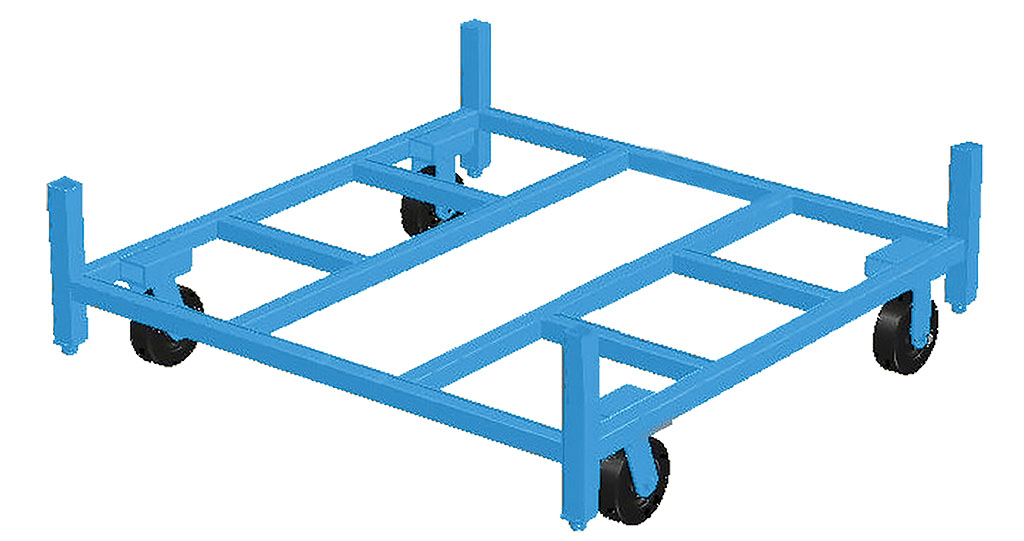 Portable Stacking Rack Carts