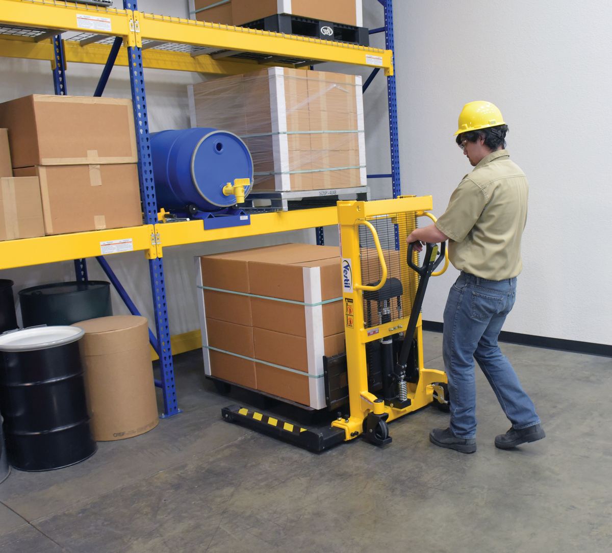 Manual Hydraulic Hand Pump Stackers