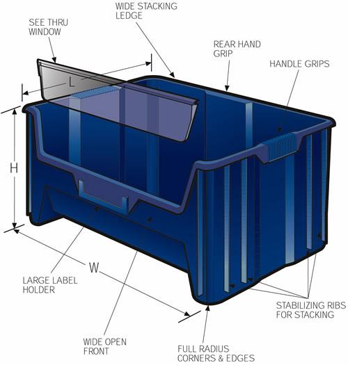 Giant Stack Container Steel Shelving
