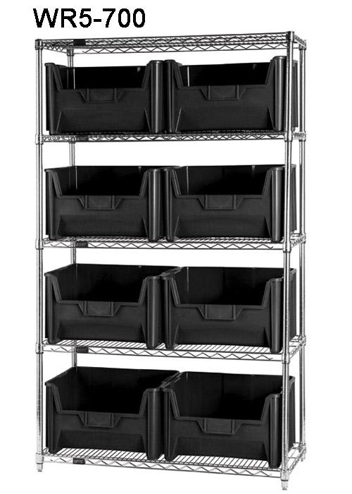 Giant Stack Containers Wire Shelving