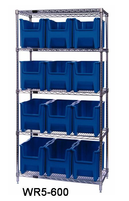 Giant Stack Containers Wire Shelving