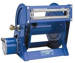 Hand Crank and Powered Rewind Hose Reels