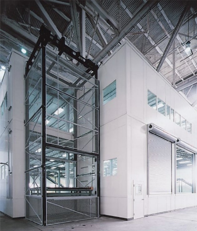 MultiLevel Structure with Integrated Material Lift