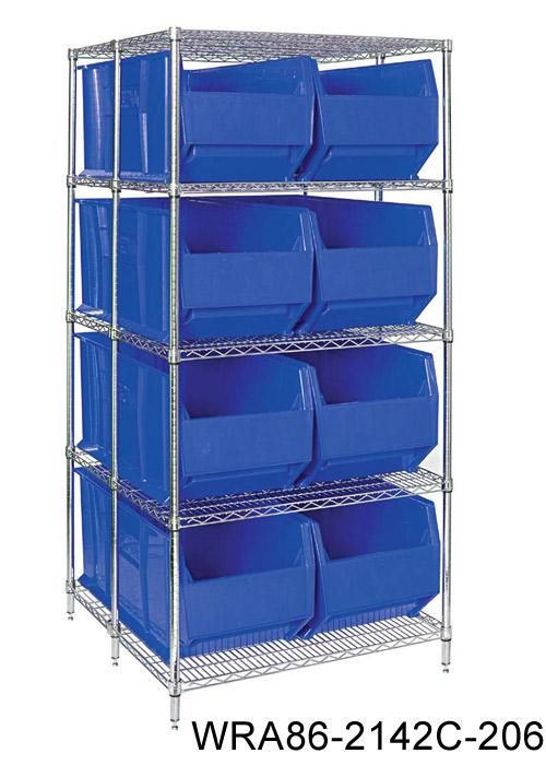 RackBin Container Wire Shelving